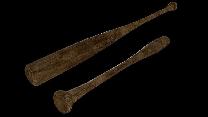 3D model Old Baseball bat VR / AR / low-poly | CGTrader