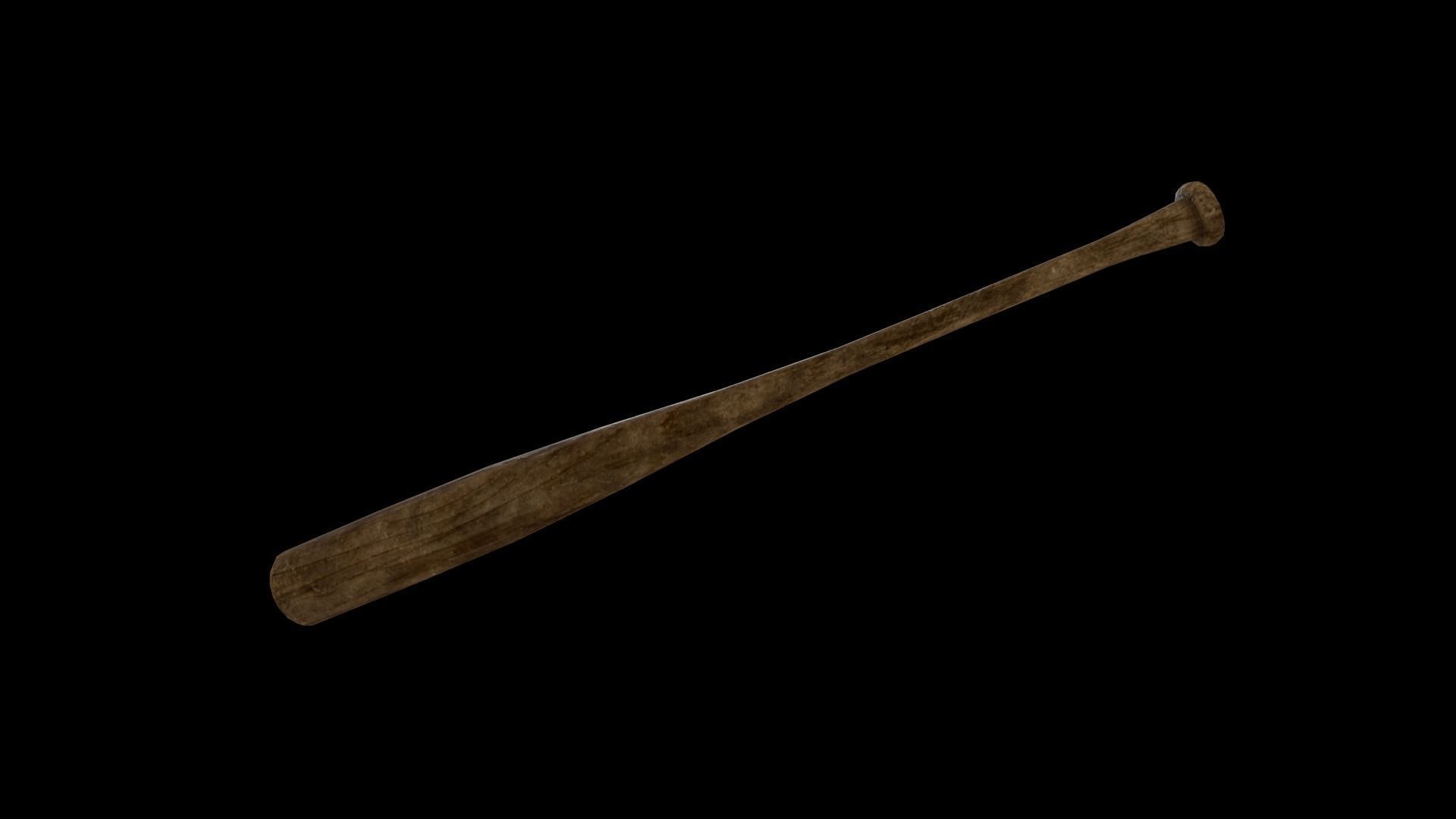 3D model Old Baseball bat VR / AR / low-poly | CGTrader