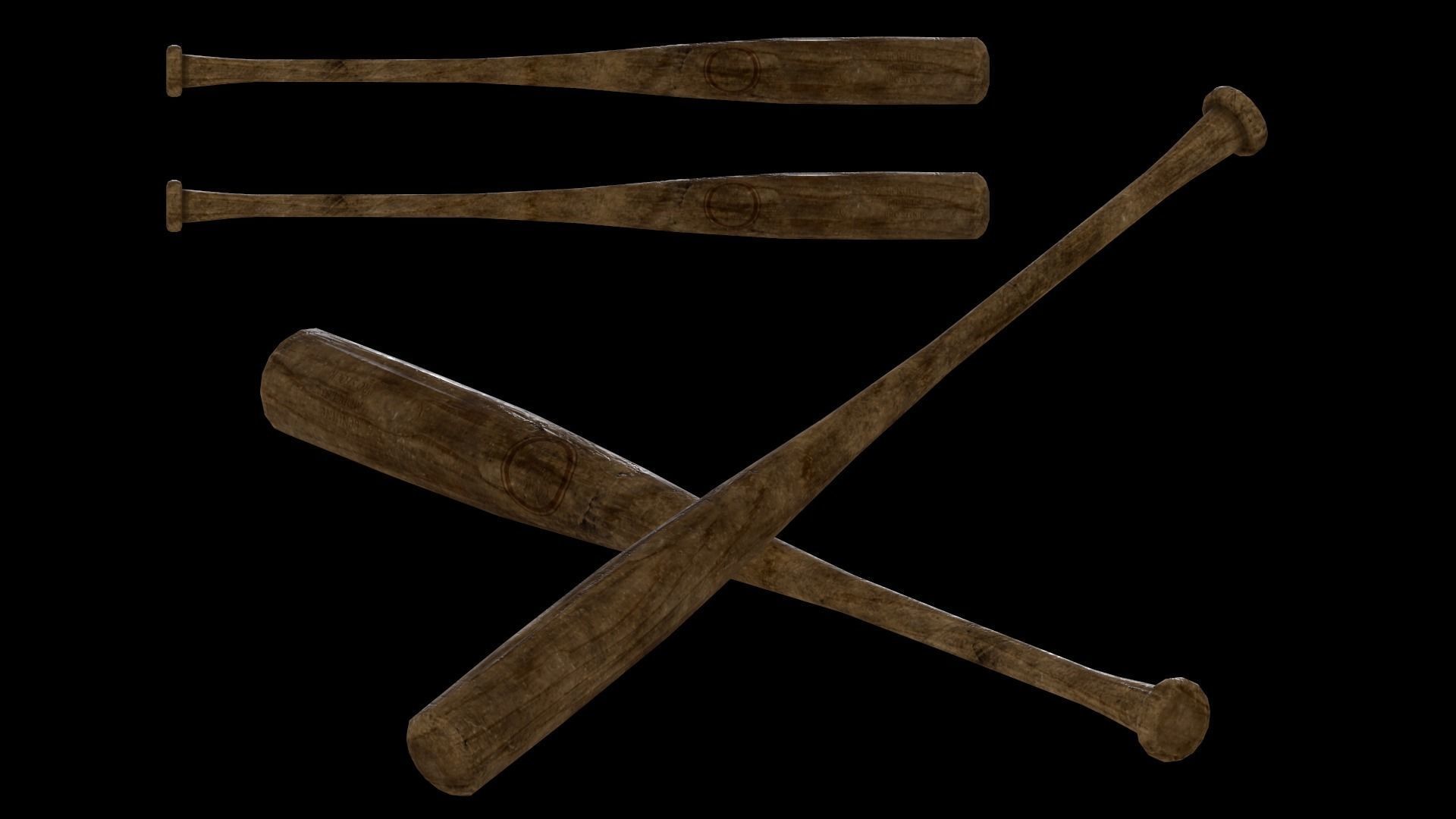 3D model Baseball Bats Pack VR / AR / low-poly | CGTrader