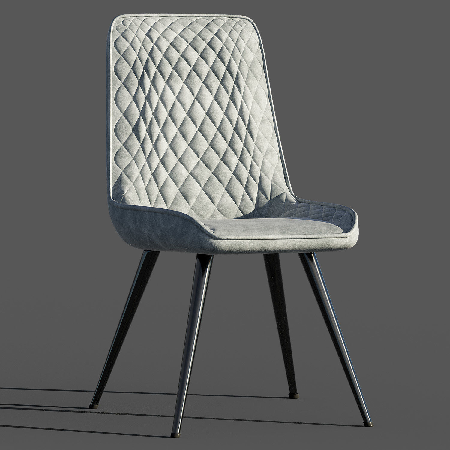 Set of 2 Hamilton Dining Chairs free 3D model | CGTrader