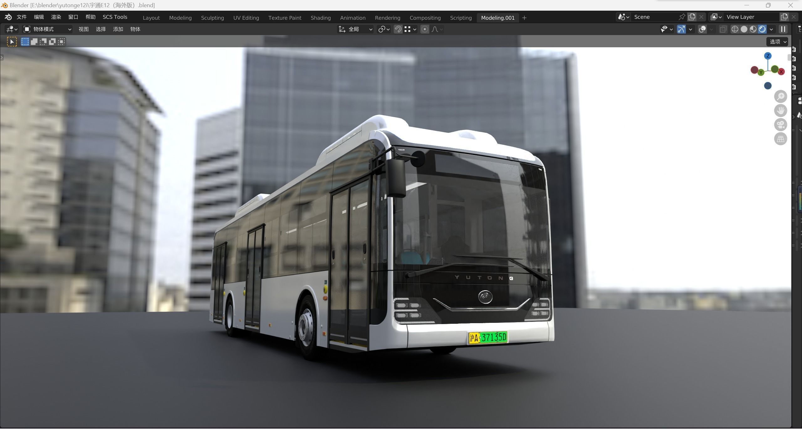 yutong E12 3dbus 3D 3D model | CGTrader
