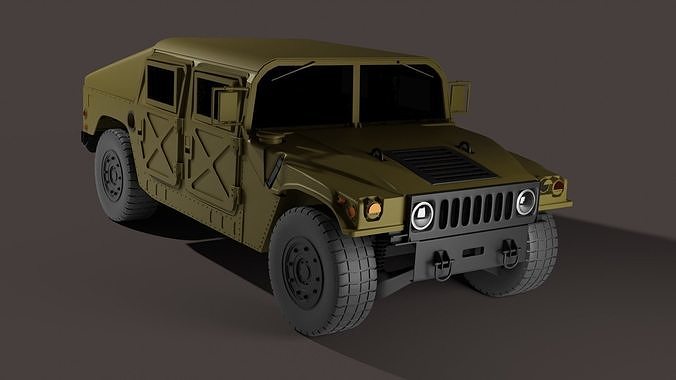 Humvee 3D model | CGTrader