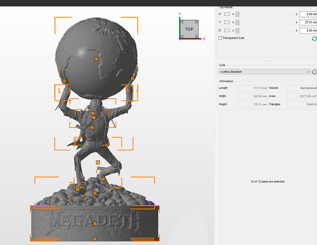 The Rattlehead Megadeth maskot 3D model 3D printable | CGTrader