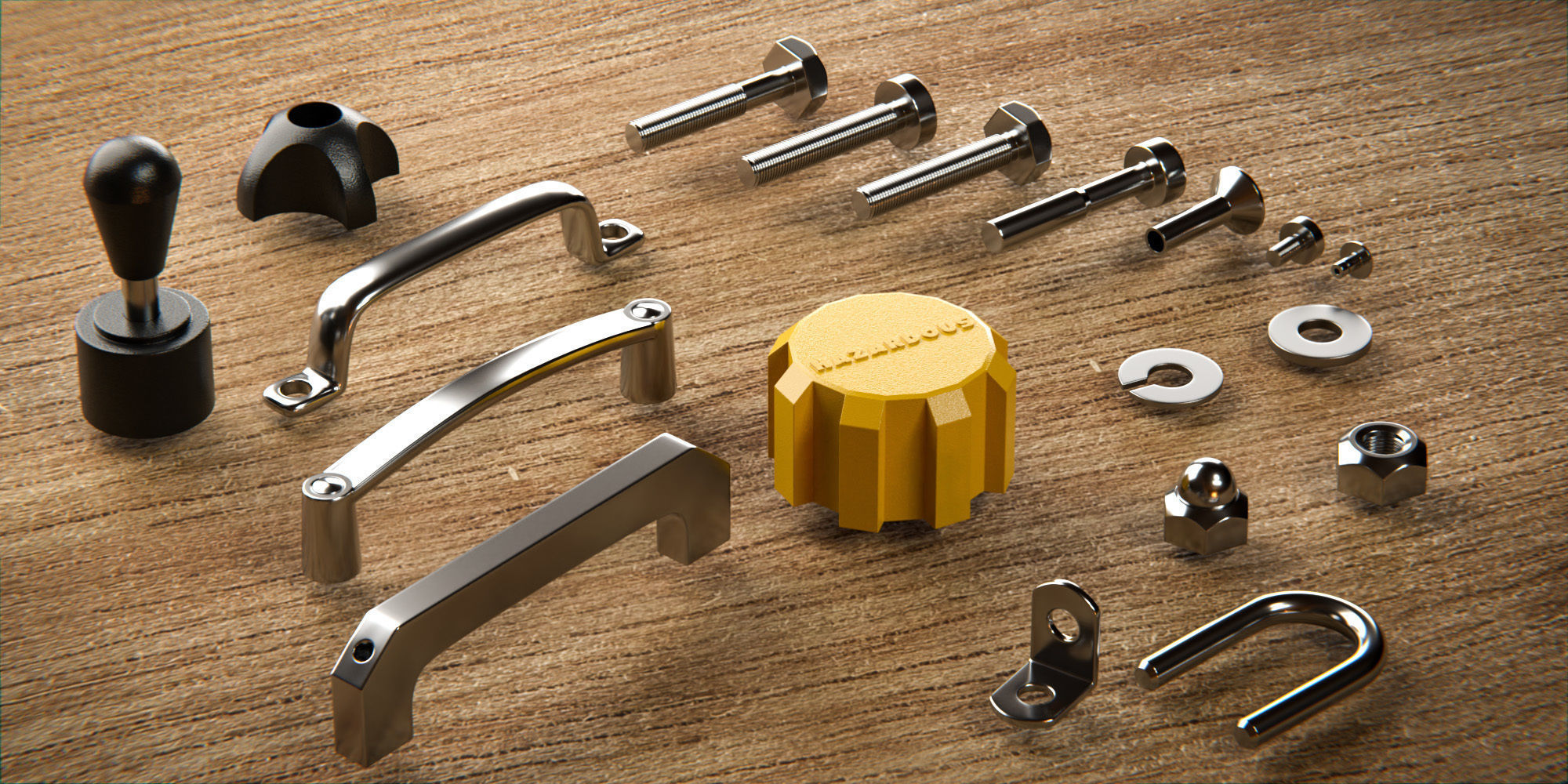 Mechanical Components Asset Pack Vol 1 3D model | CGTrader
