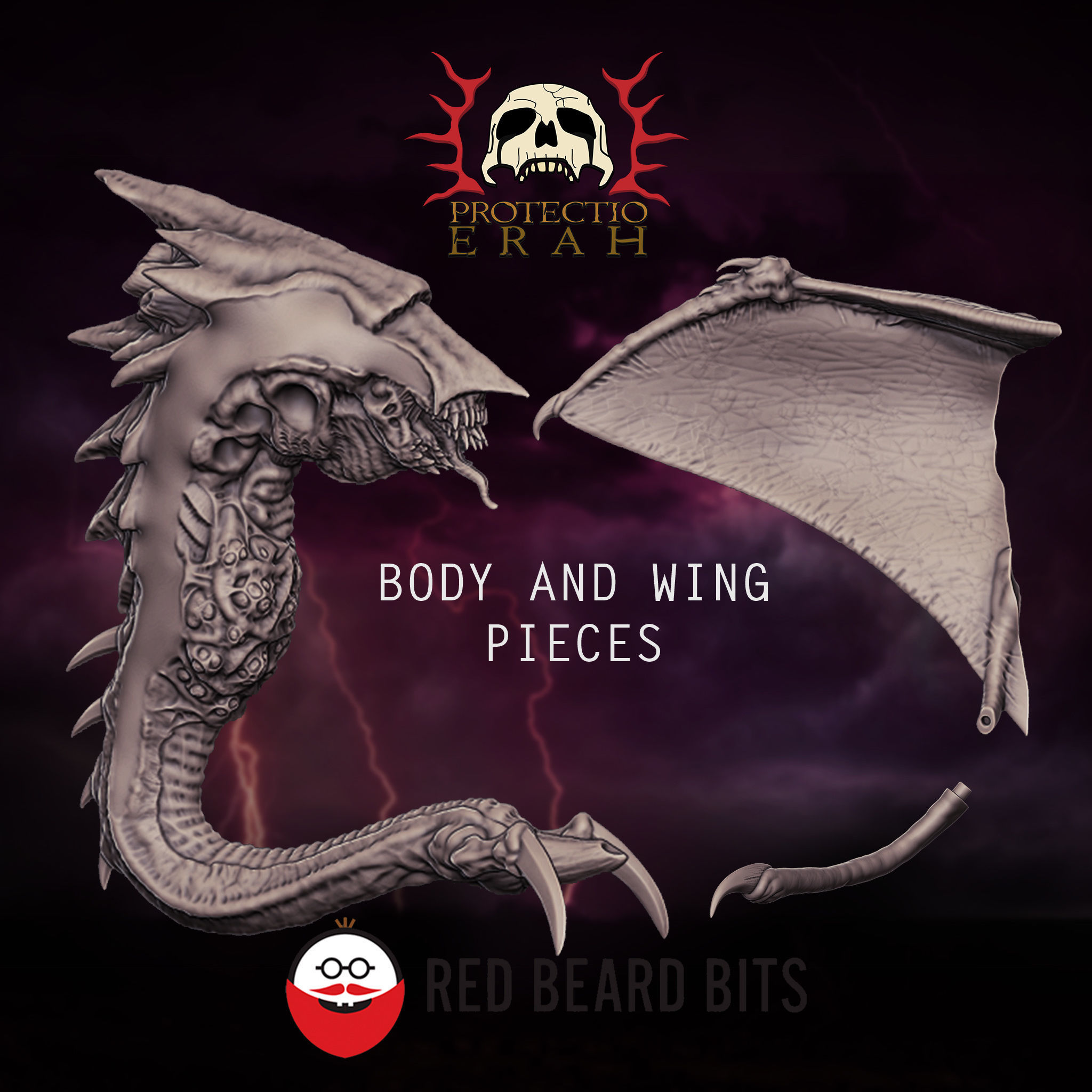 Xenoteras Parasyte Wyrm And Flying Swarms 3d Model 3d Printable Cgtrader