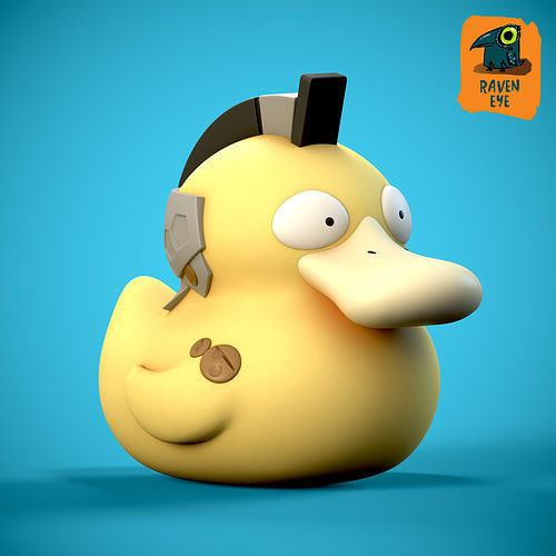 Rubber Luden Psyduck 3D model 3D printable | CGTrader