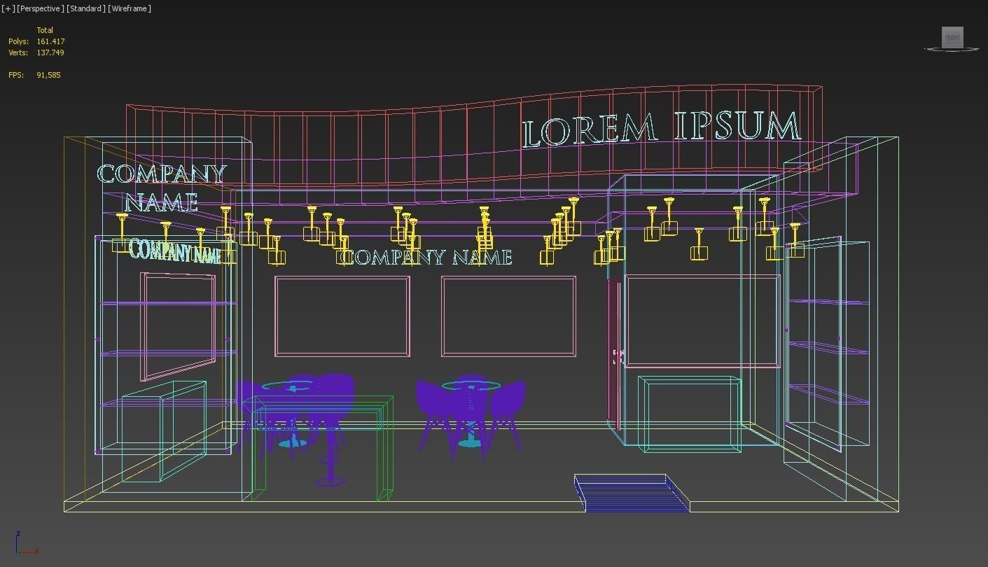 Exhibition 059 3D model | CGTrader
