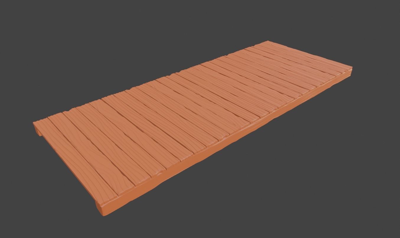 Wooden Infantry Bridge for 28mm Wargames free 3D model 3D printable ...