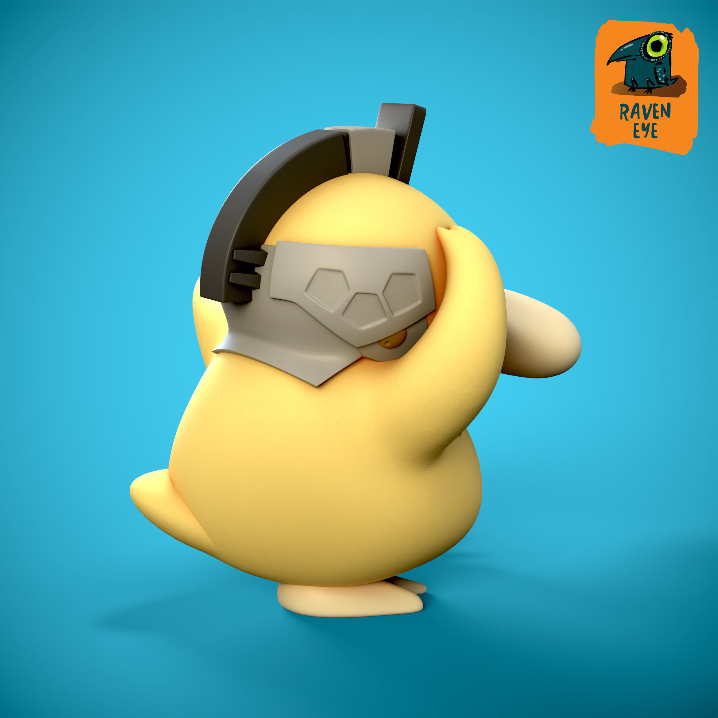 Luden Psyduck and Rubber Luden Psyduck 3D model 3D printable | CGTrader