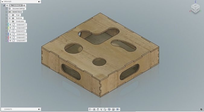 Cat play box 3D model 3D printable | CGTrader
