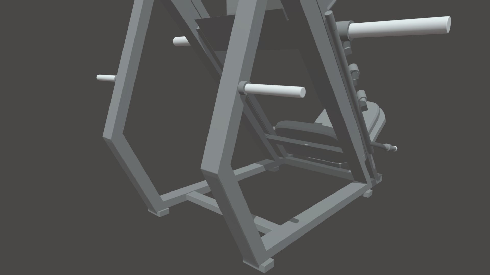3D model Low Poly Leg Press VR / AR / low-poly | CGTrader