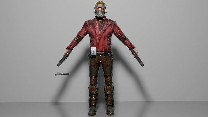 3D model Star Lord VR / AR / low-poly | CGTrader