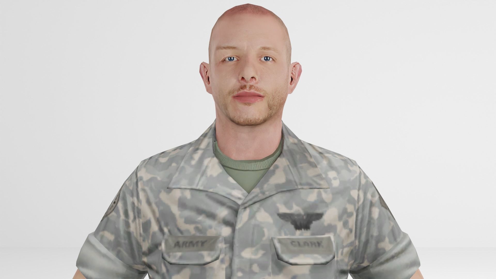 3D model Soldier Low-poly 3D model VR / AR / low-poly | CGTrader