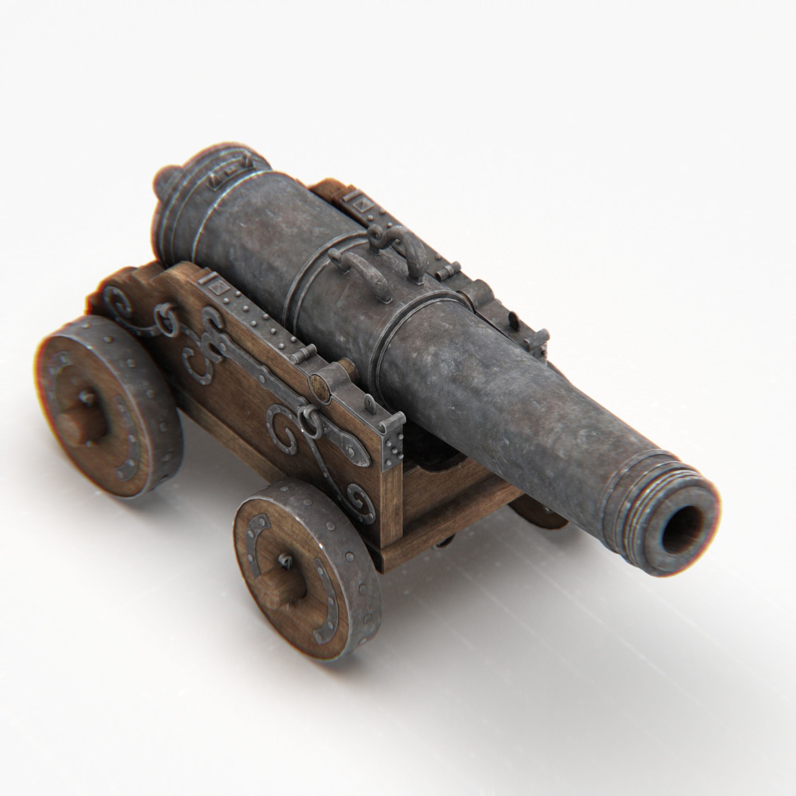 Medieval Cannon 3D model | CGTrader