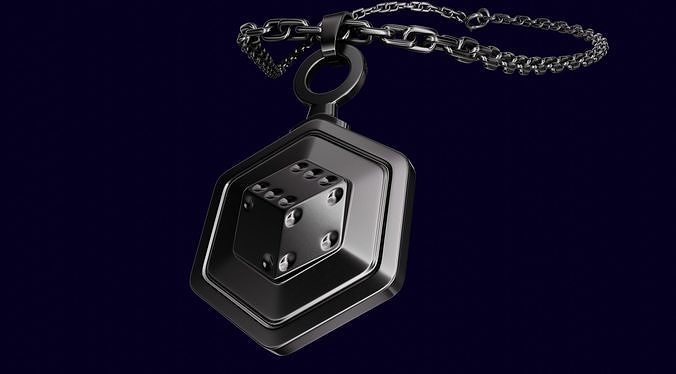 Blender Geometry Node Necklace System Dice Necklace 3D model | CGTrader