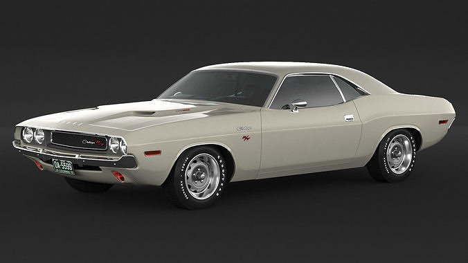 1970 Dodge Challenger RT 3D model | CGTrader