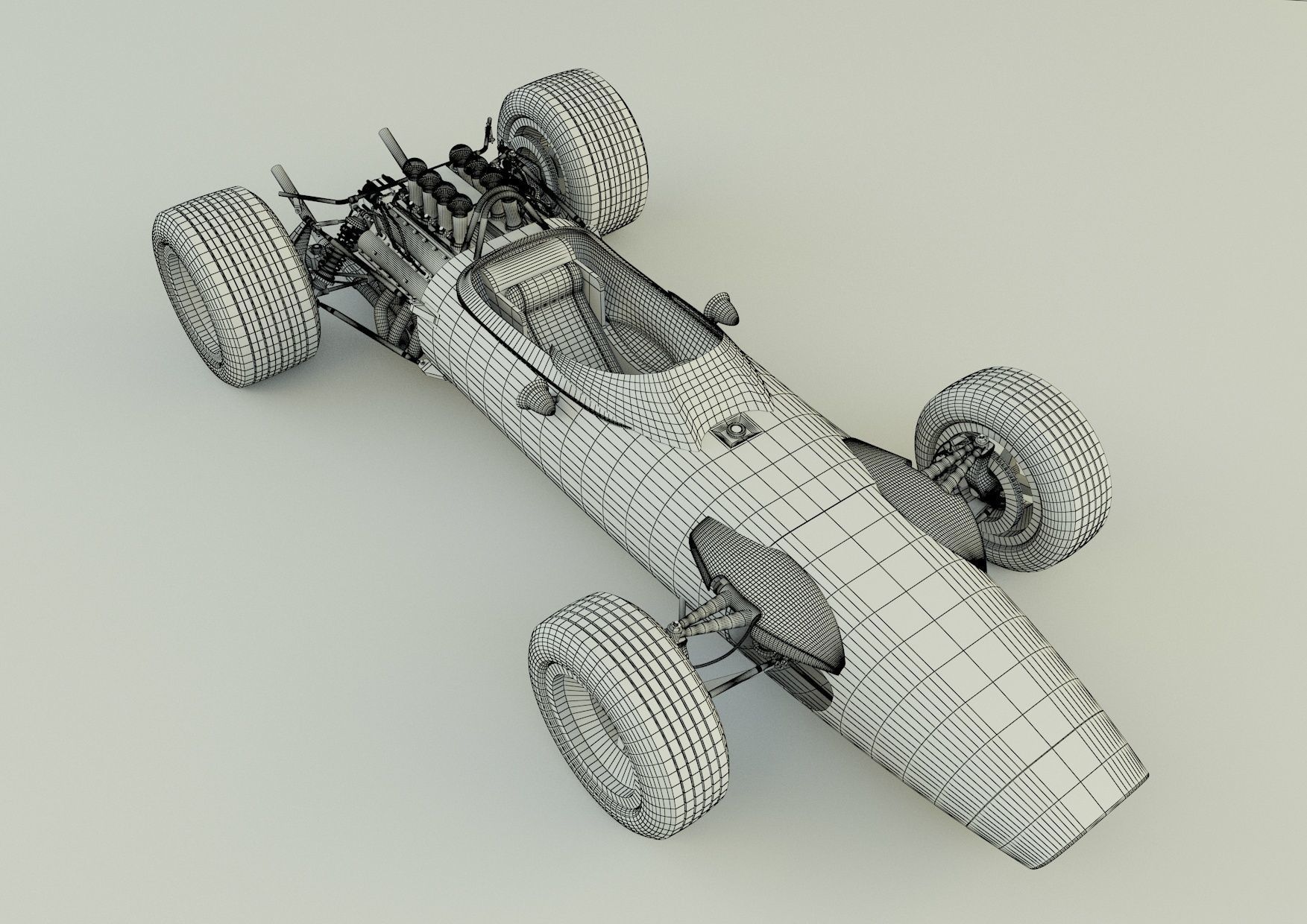 Lotus Type 49 3D model | CGTrader
