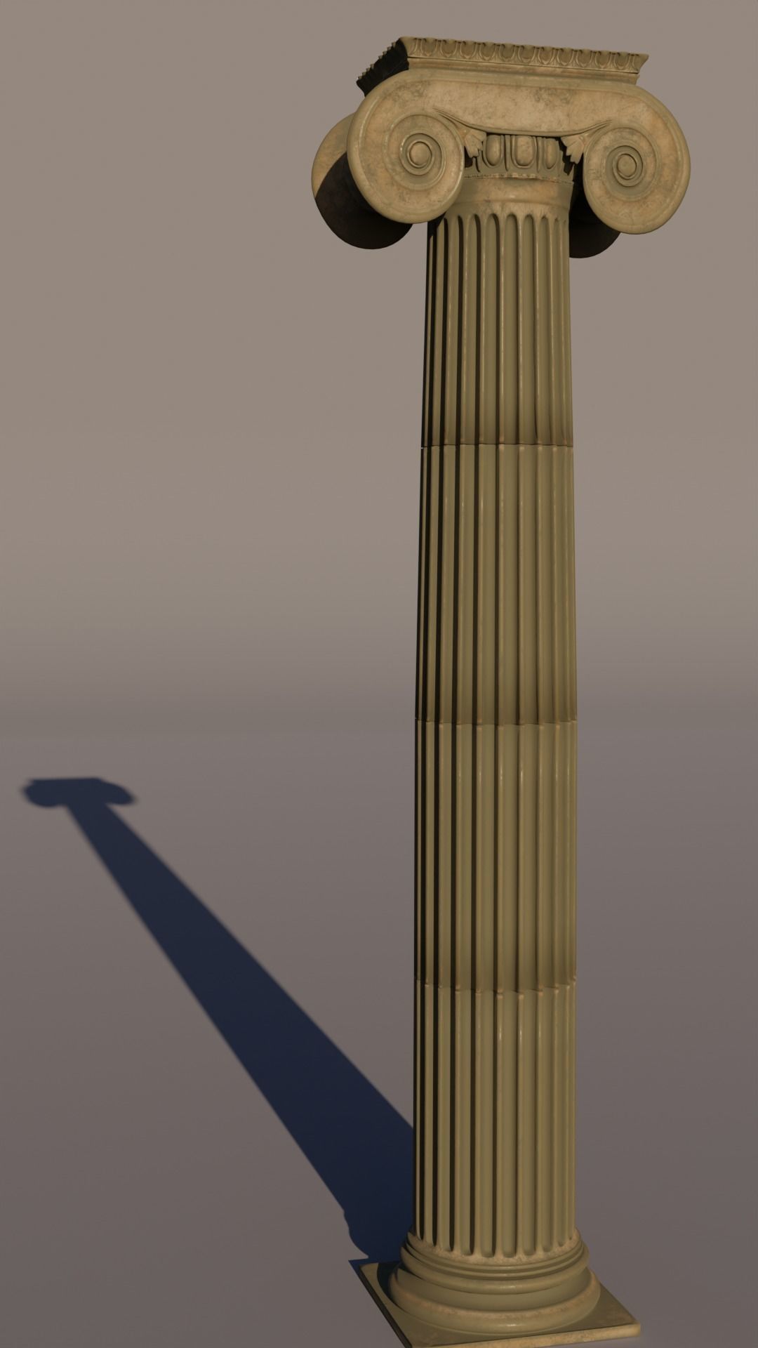 3D model Ionic Column VR / AR / low-poly | CGTrader
