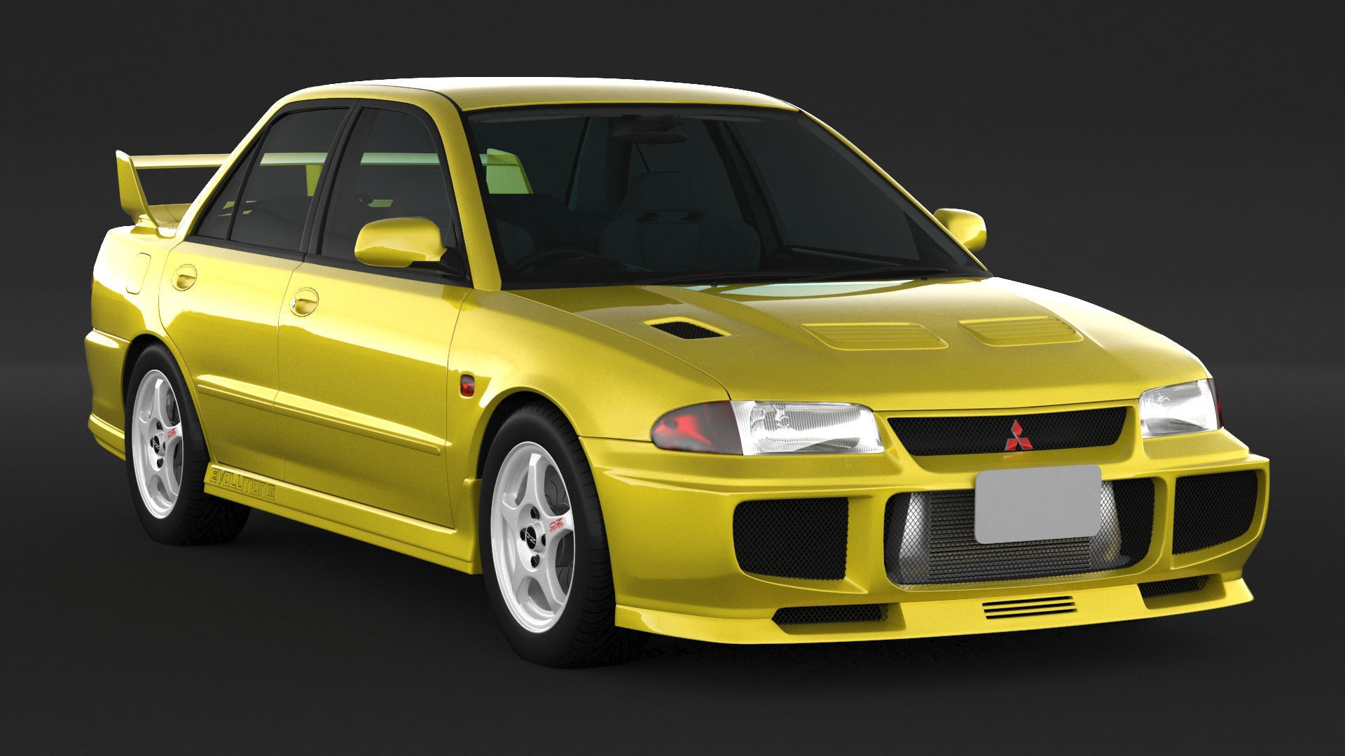 Mitsubishi Lancer Evolution 3 3D model | CGTrader