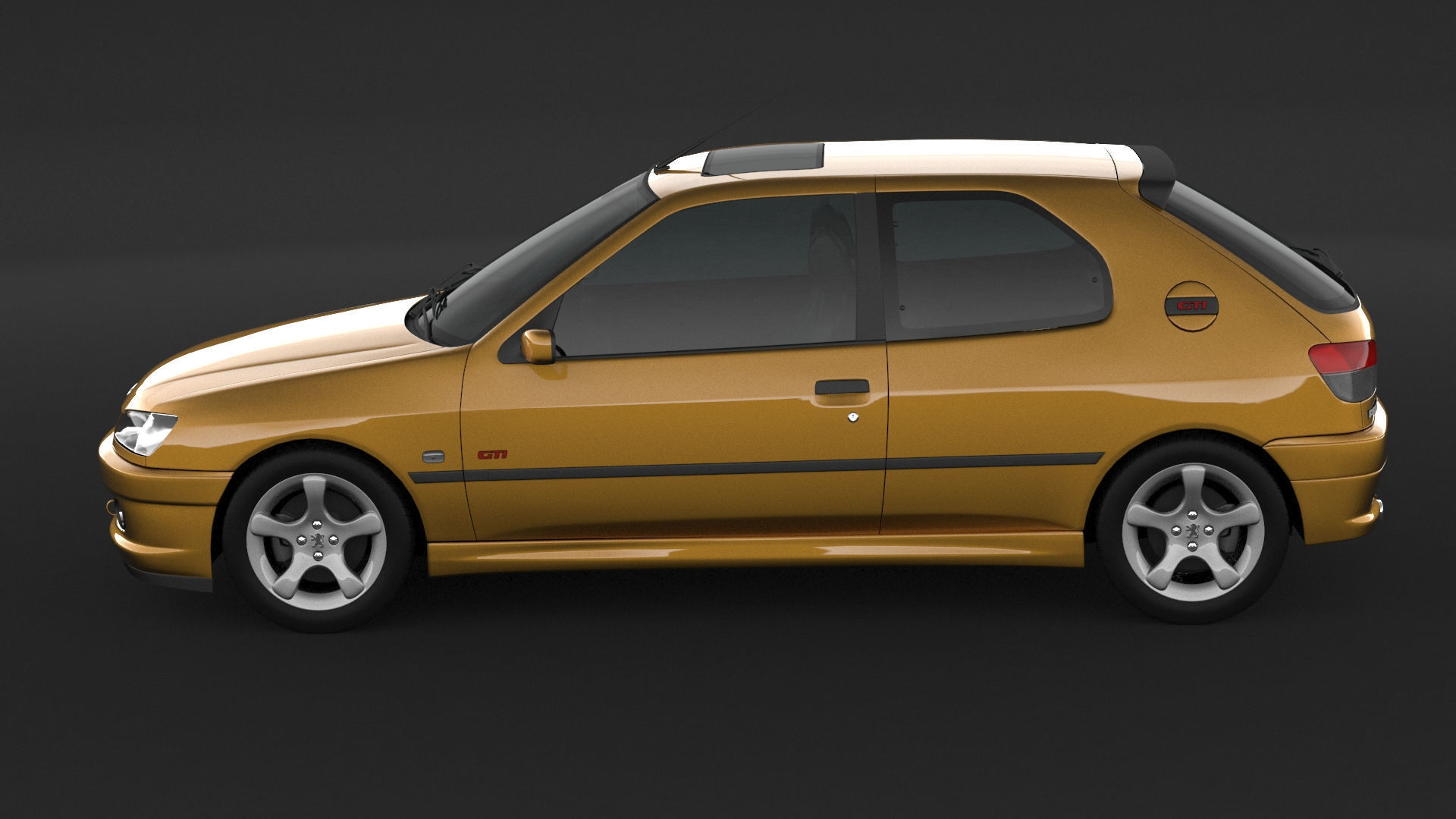 Peugeot 306 GTI 3D model | CGTrader