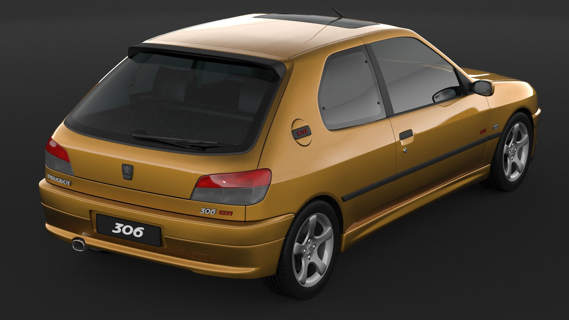 Peugeot 306 GTI 3D model | CGTrader