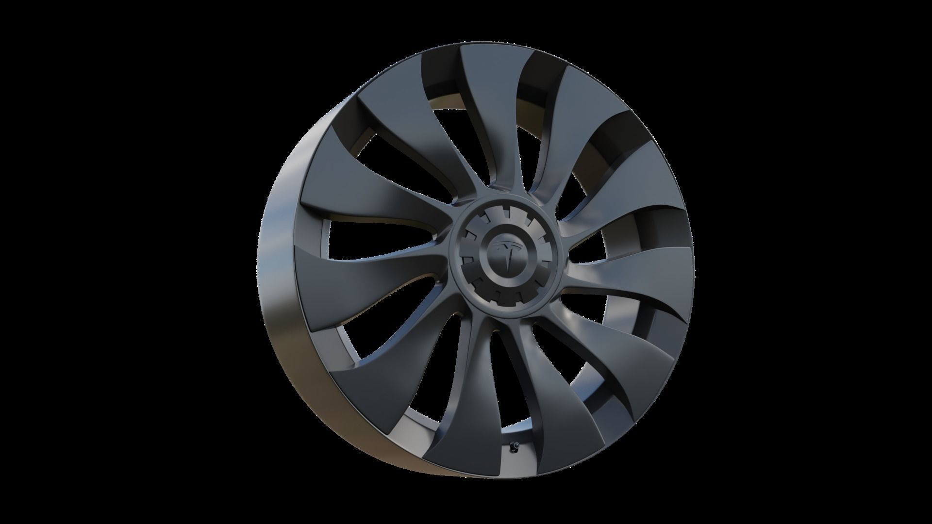 Tesla Uberturbine Wheel 3D model | CGTrader