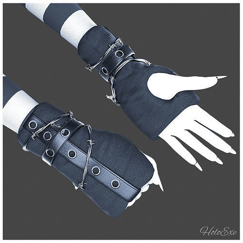 3D model Little Devil Arm Warmer VR / AR / low-poly | CGTrader