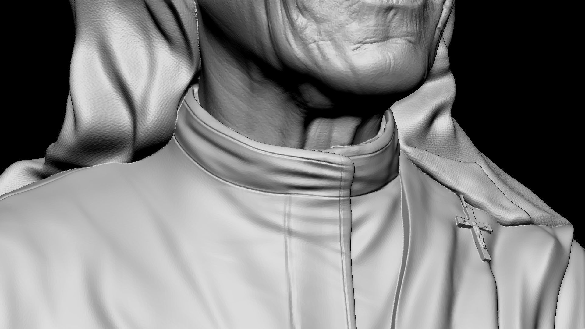 Mother Teresa 3D model 3D printable | CGTrader
