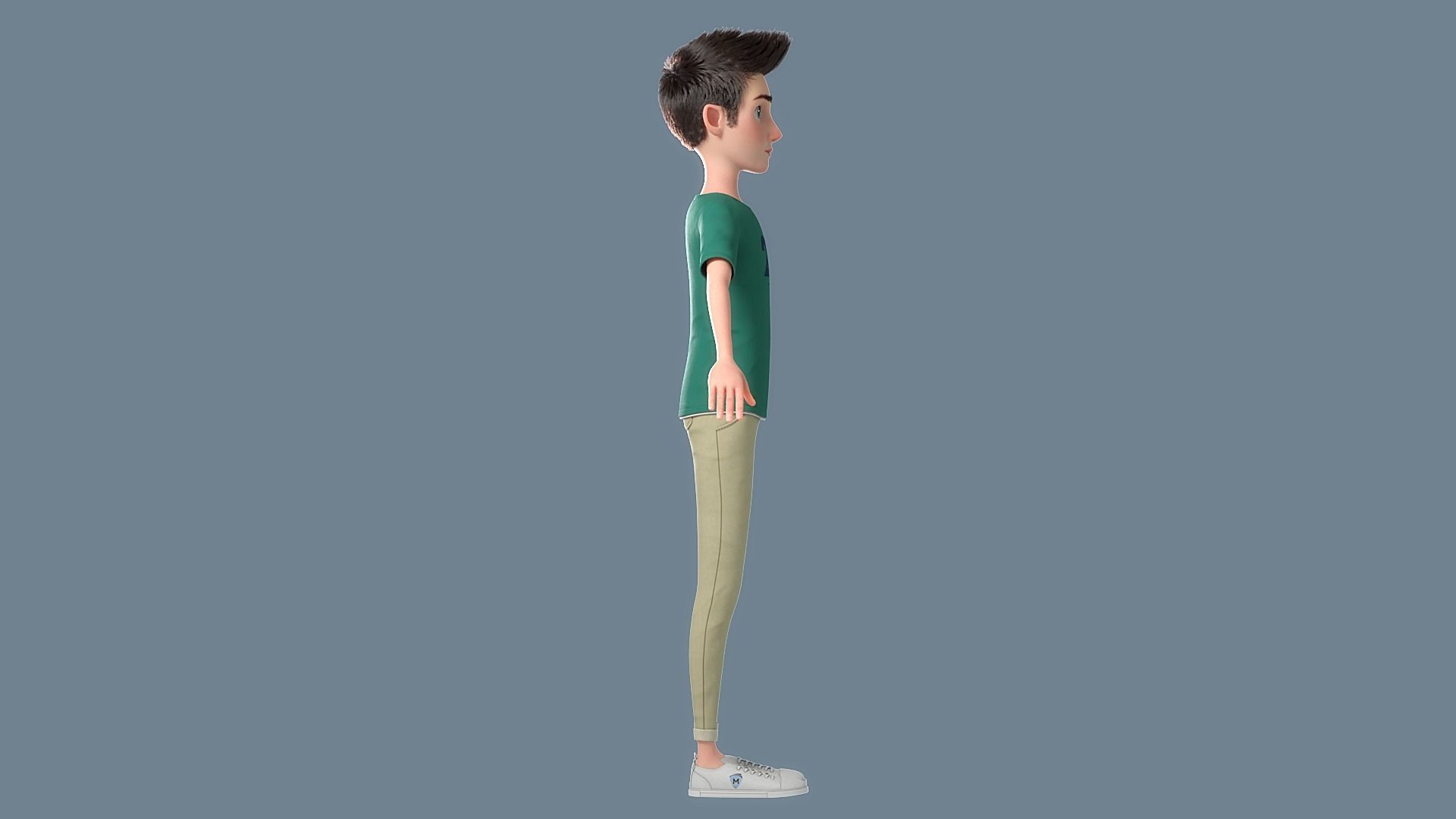 Cartoon Man Rigged 3D model rigged | CGTrader