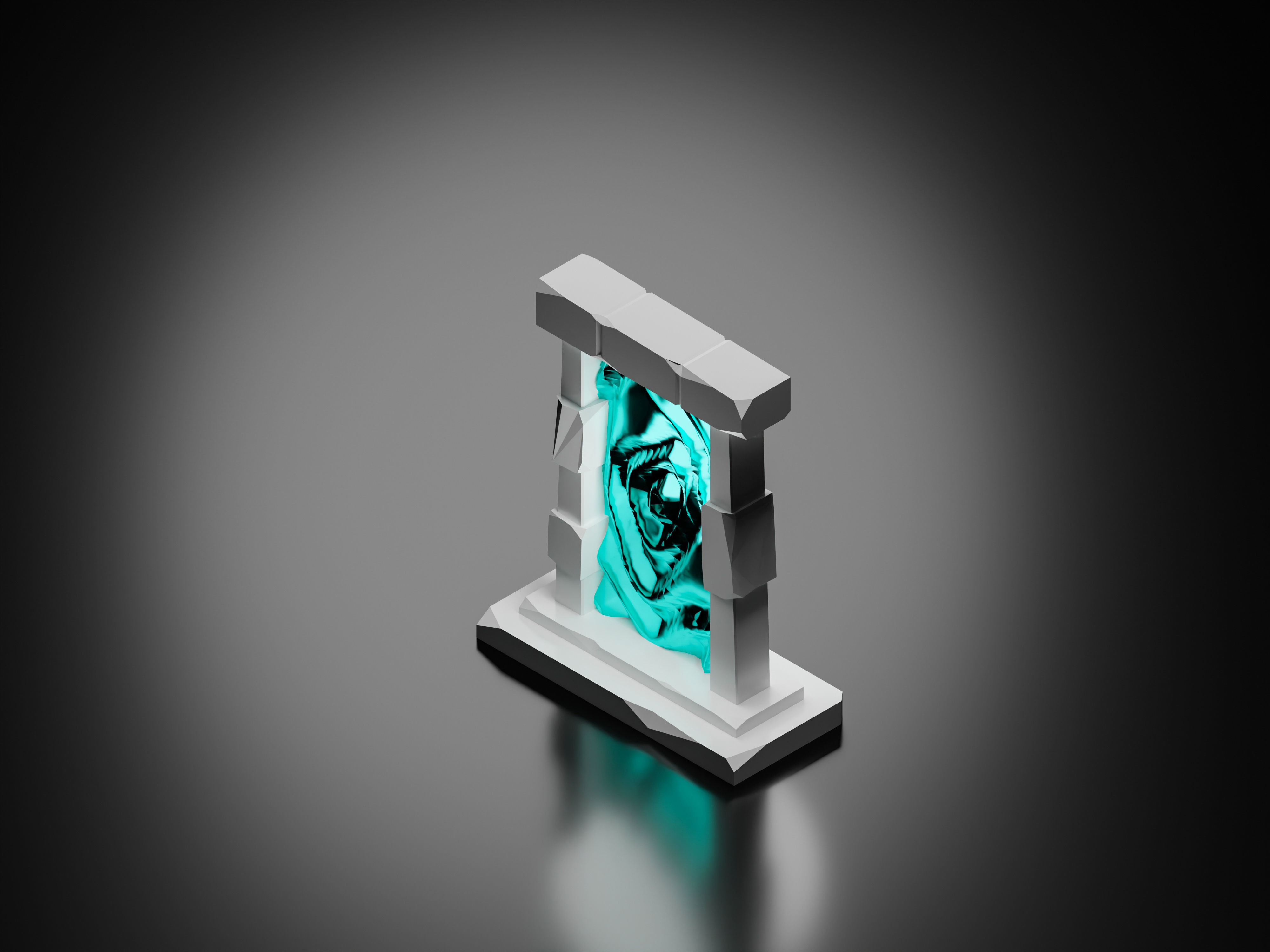 Dimension portal set 3D model | CGTrader