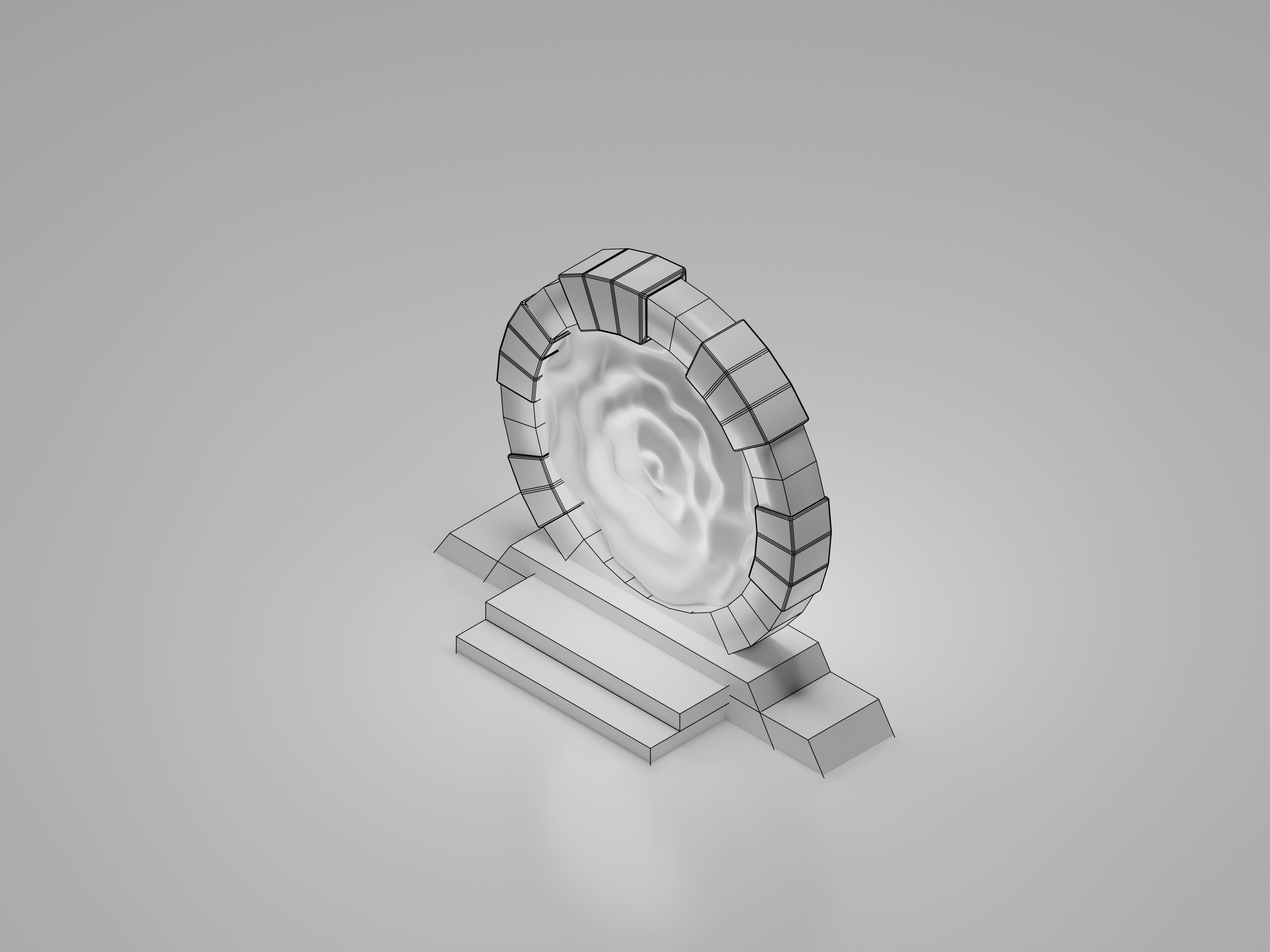 Dimension portal set 3D model | CGTrader