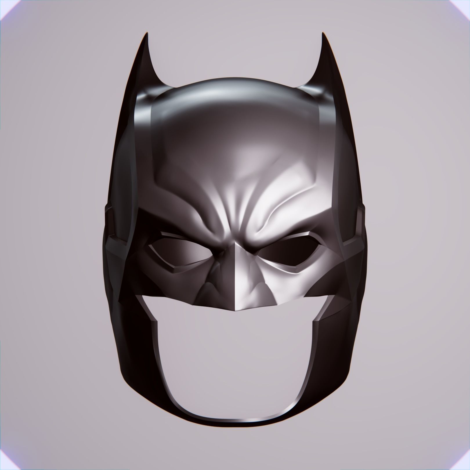 BATMAN DAMNED COWL AND NECK CHEST 3D model 3D printable | CGTrader