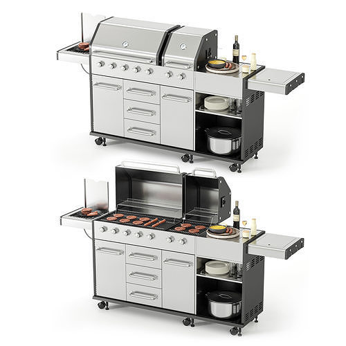 Barbecue 19 3D model | CGTrader