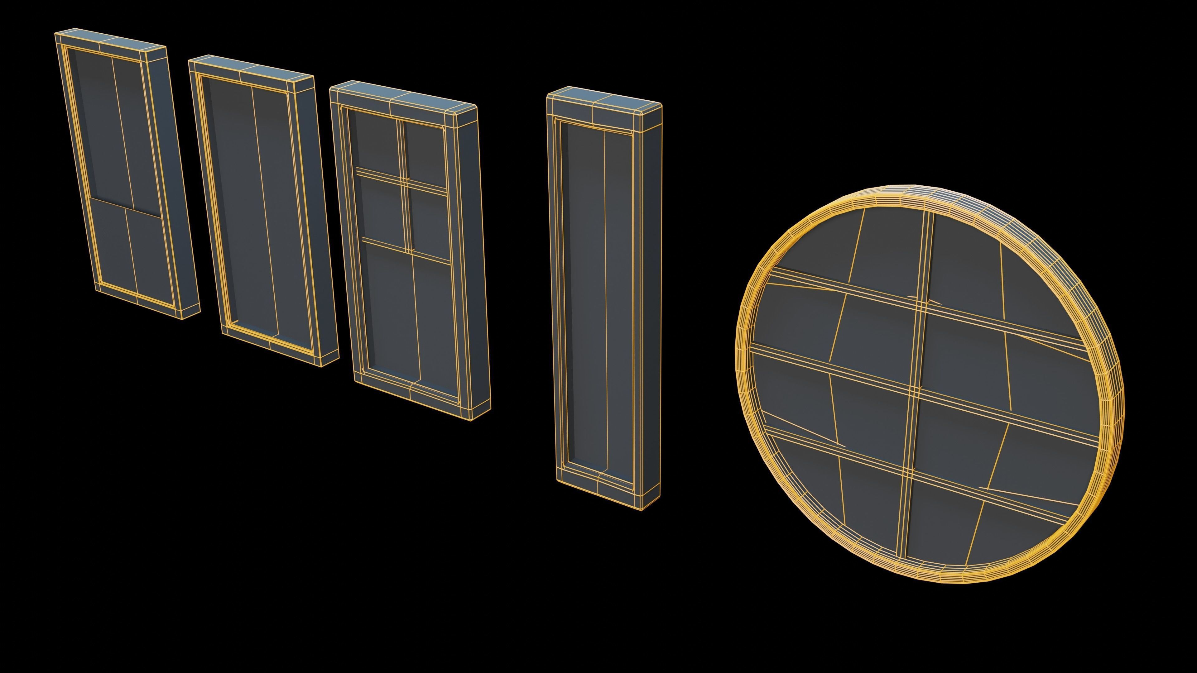 windows 3d model pack 3D model | CGTrader