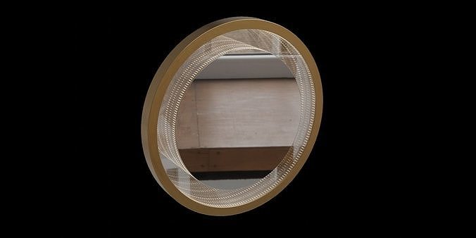 Round Starfall Infinity Mirror 3D model | CGTrader
