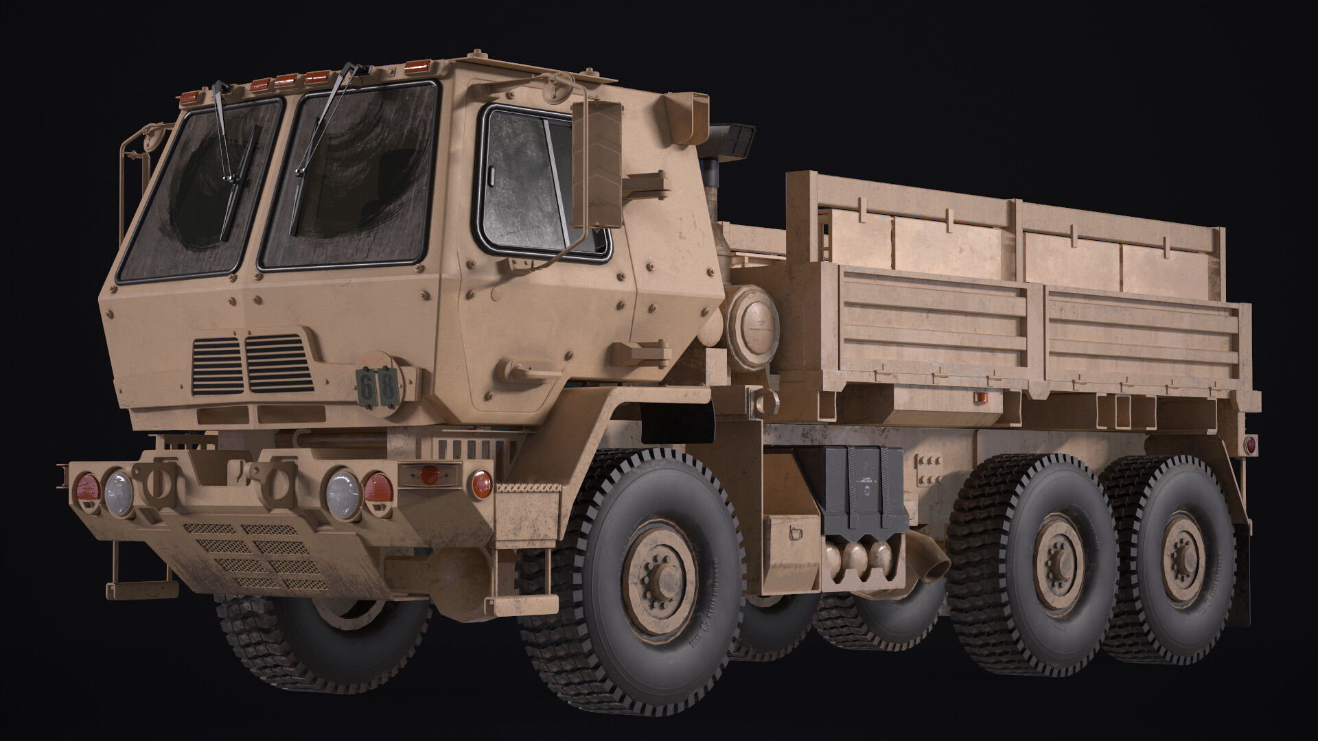 FMTV M1083-A2 3D Printed Truck 3D model 3D printable | CGTrader