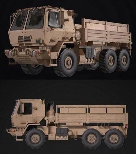 FMTV M1083-A2 3D Printed Truck 3D model 3D printable | CGTrader