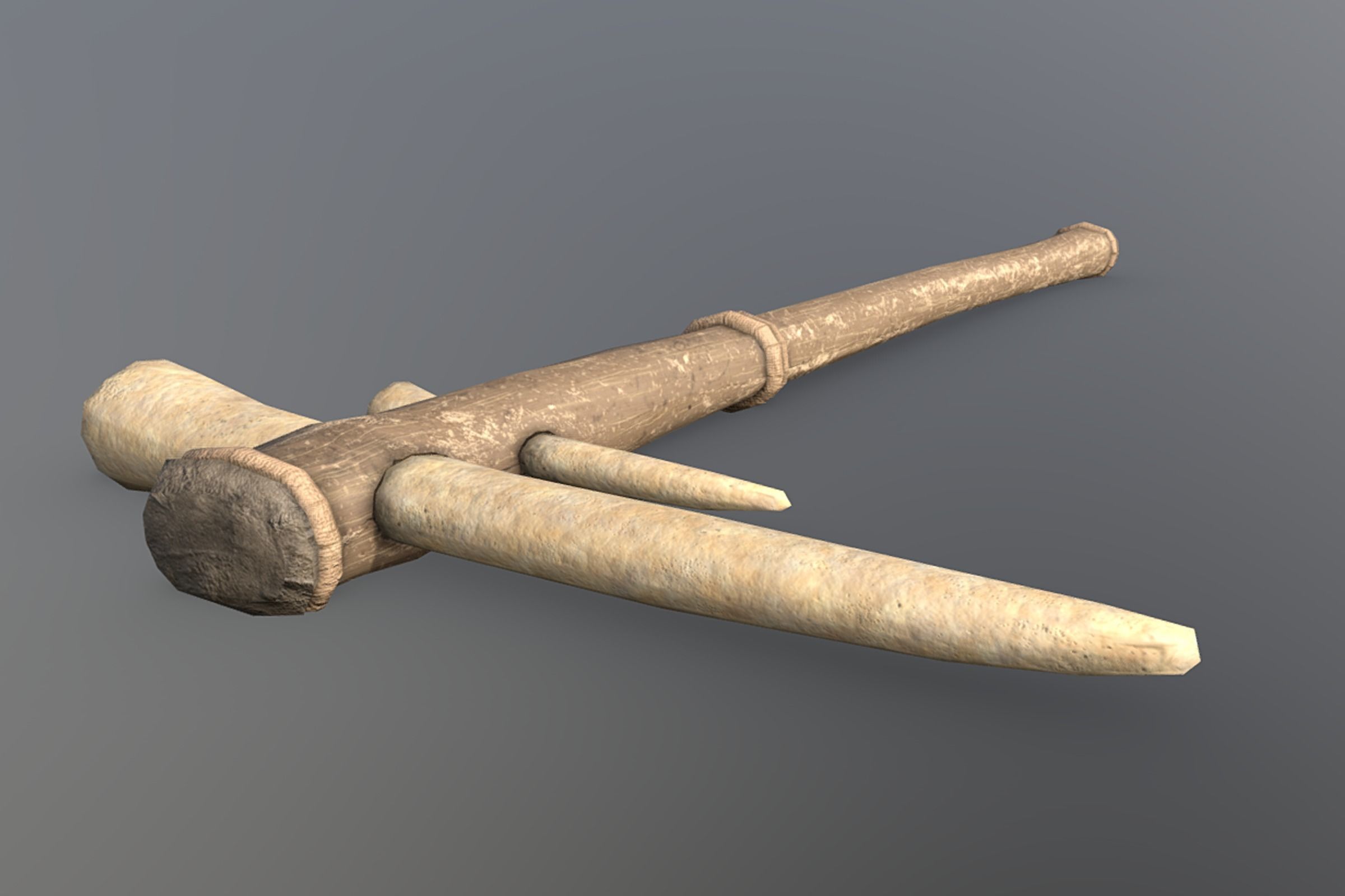3D model Pickaxe - Bone VR / AR / low-poly | CGTrader