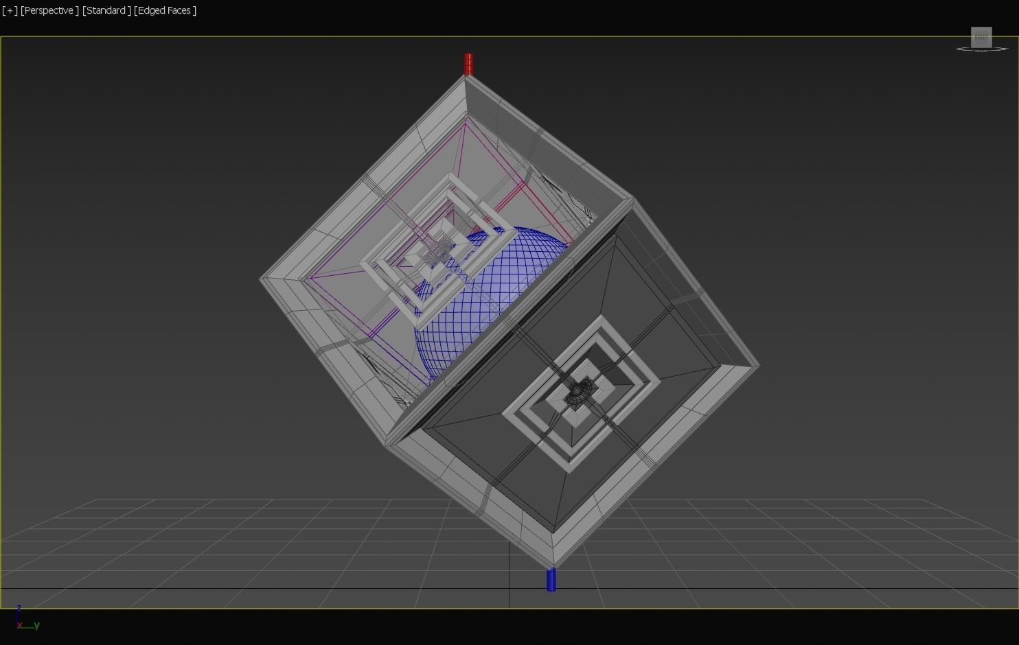 6D Quadratic MOSFET - Transistor Core - Concept 3D model | CGTrader