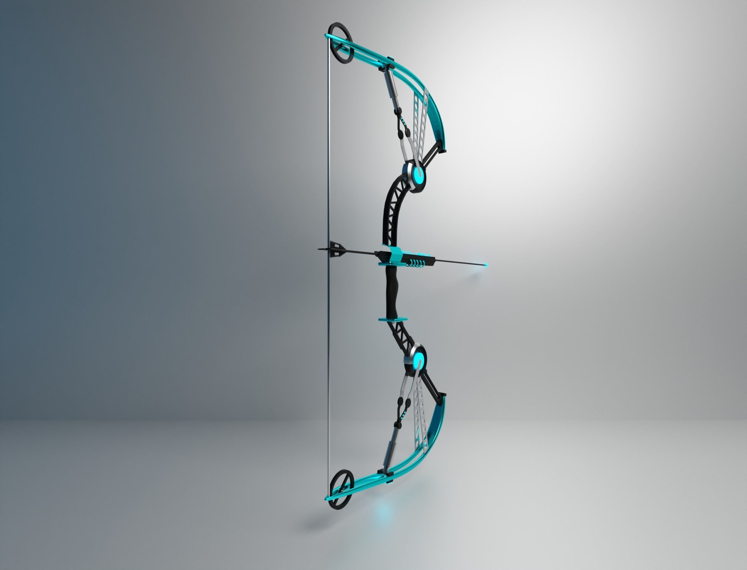 High Tech Bow LightArrowWeapon - LAW 3D Model 3D model | CGTrader