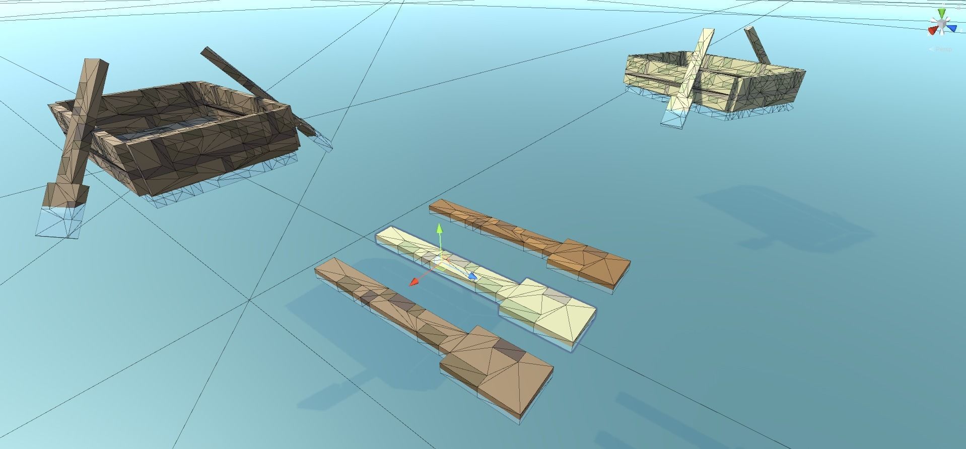 3D model Block Pack Boat - block styled voxel boat VR / AR / low-poly ...