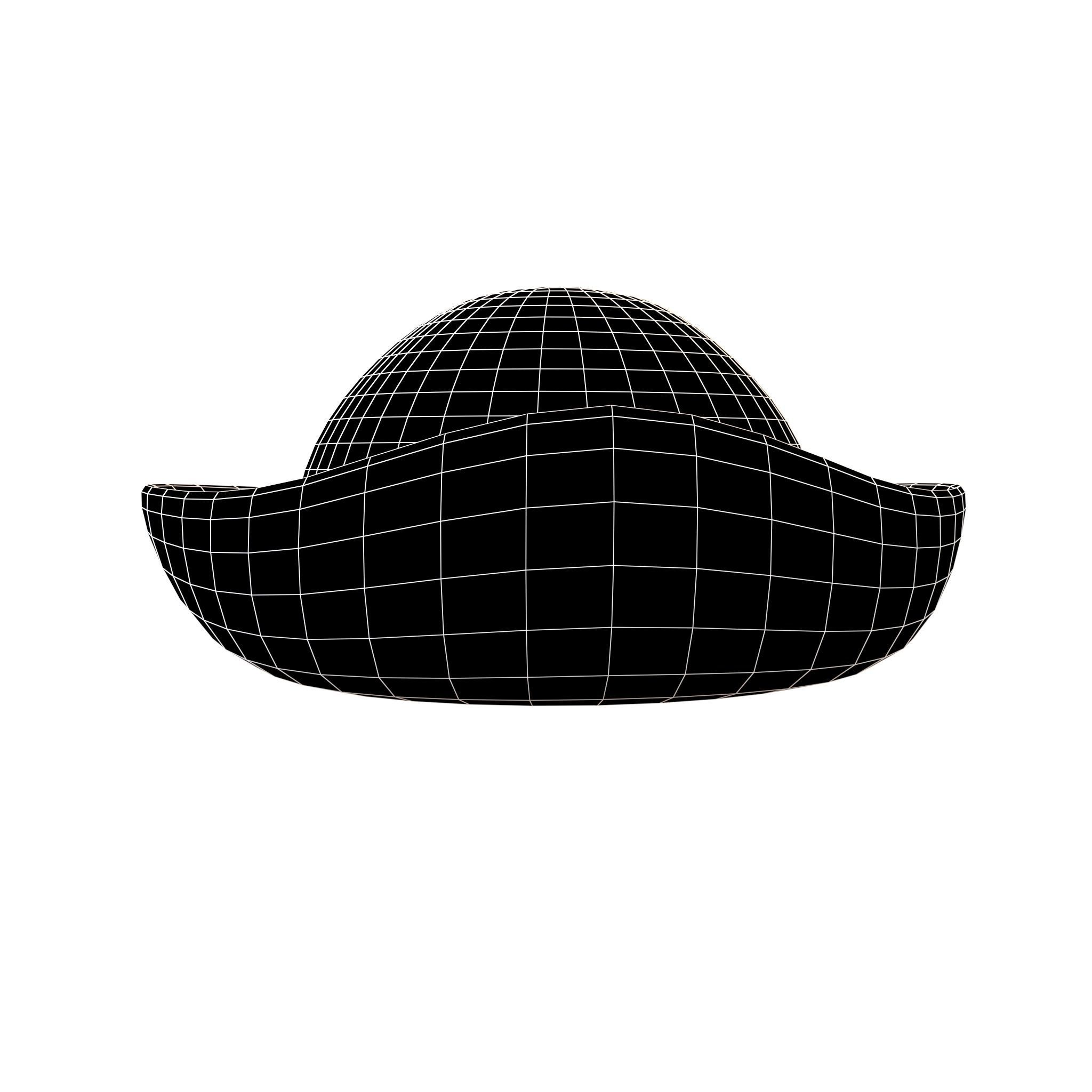 3D model Pirate Hat V1 007 VR / AR / low-poly | CGTrader