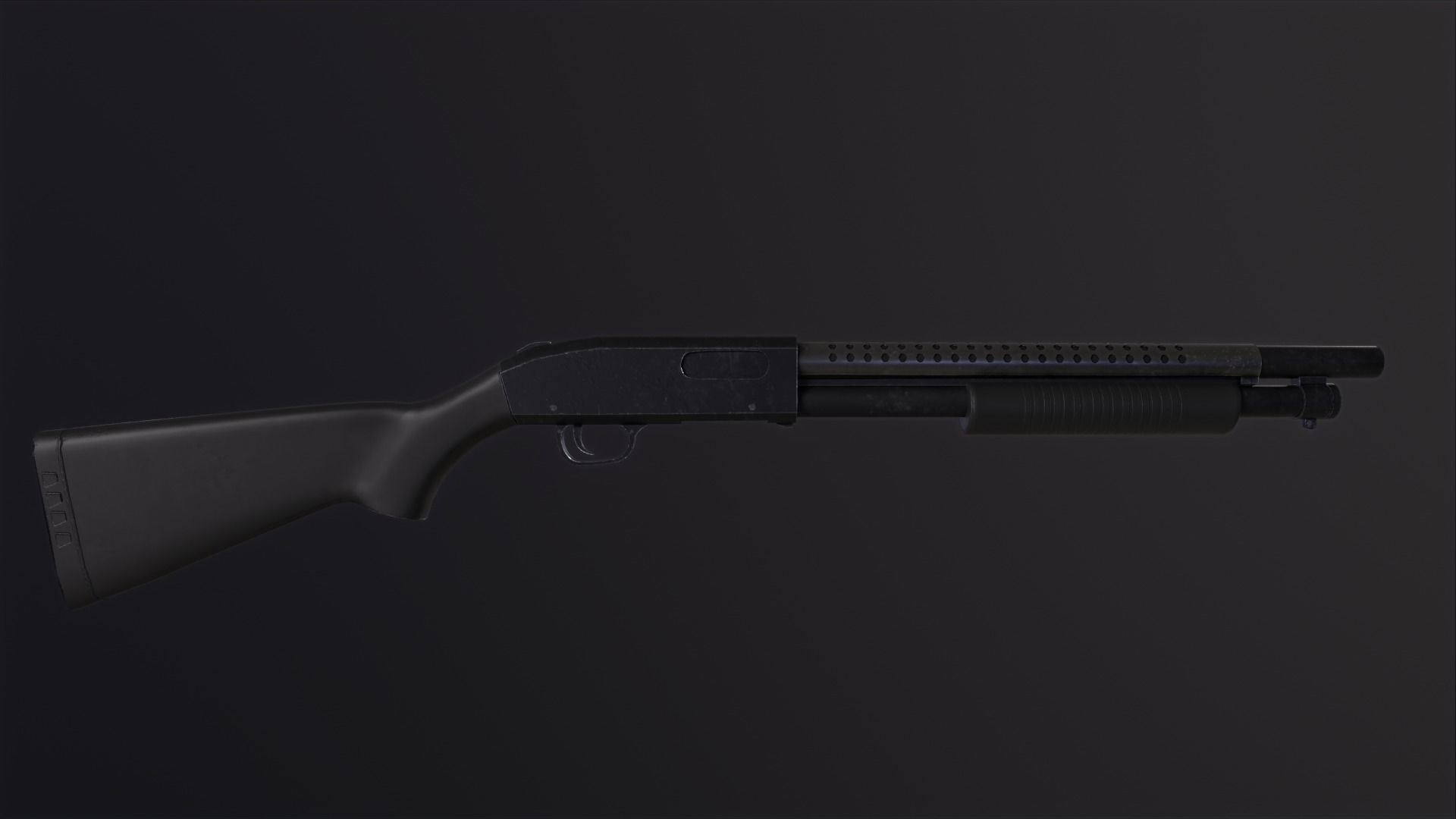 3D model M58A shotgun PBR VR / AR / low-poly | CGTrader