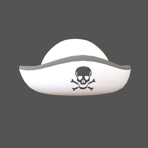 3D model Pirate Hat V1 011 VR / AR / low-poly | CGTrader