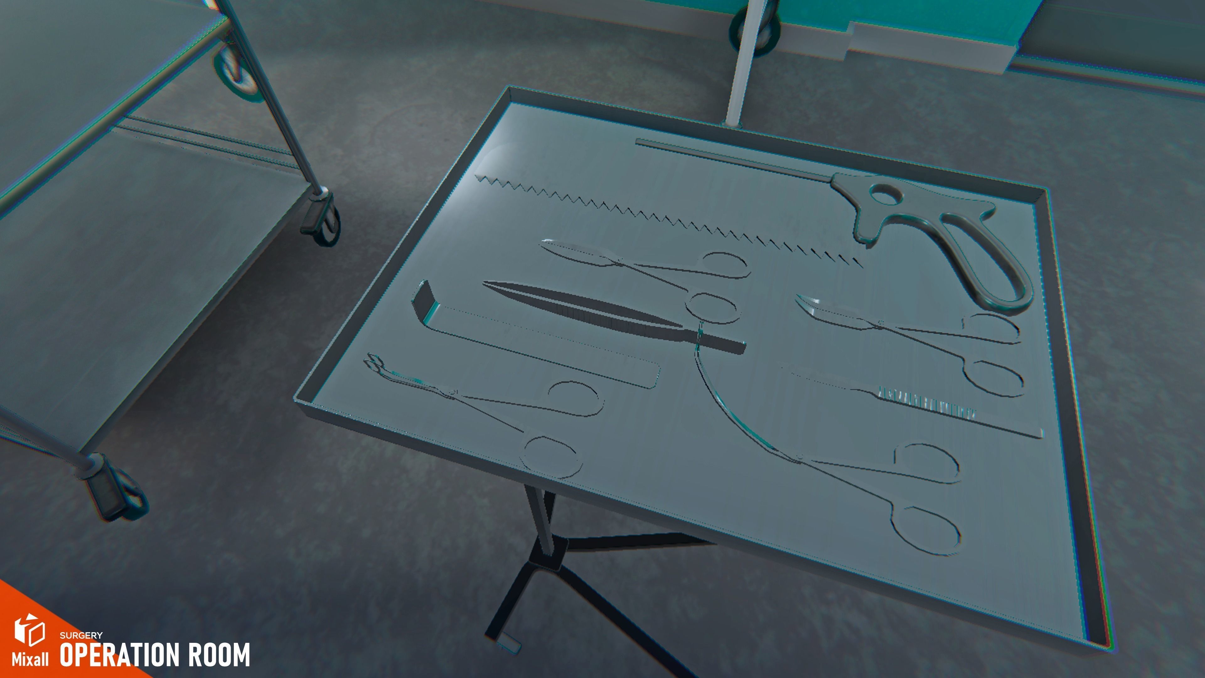 Operation room - surgery 3D model | CGTrader