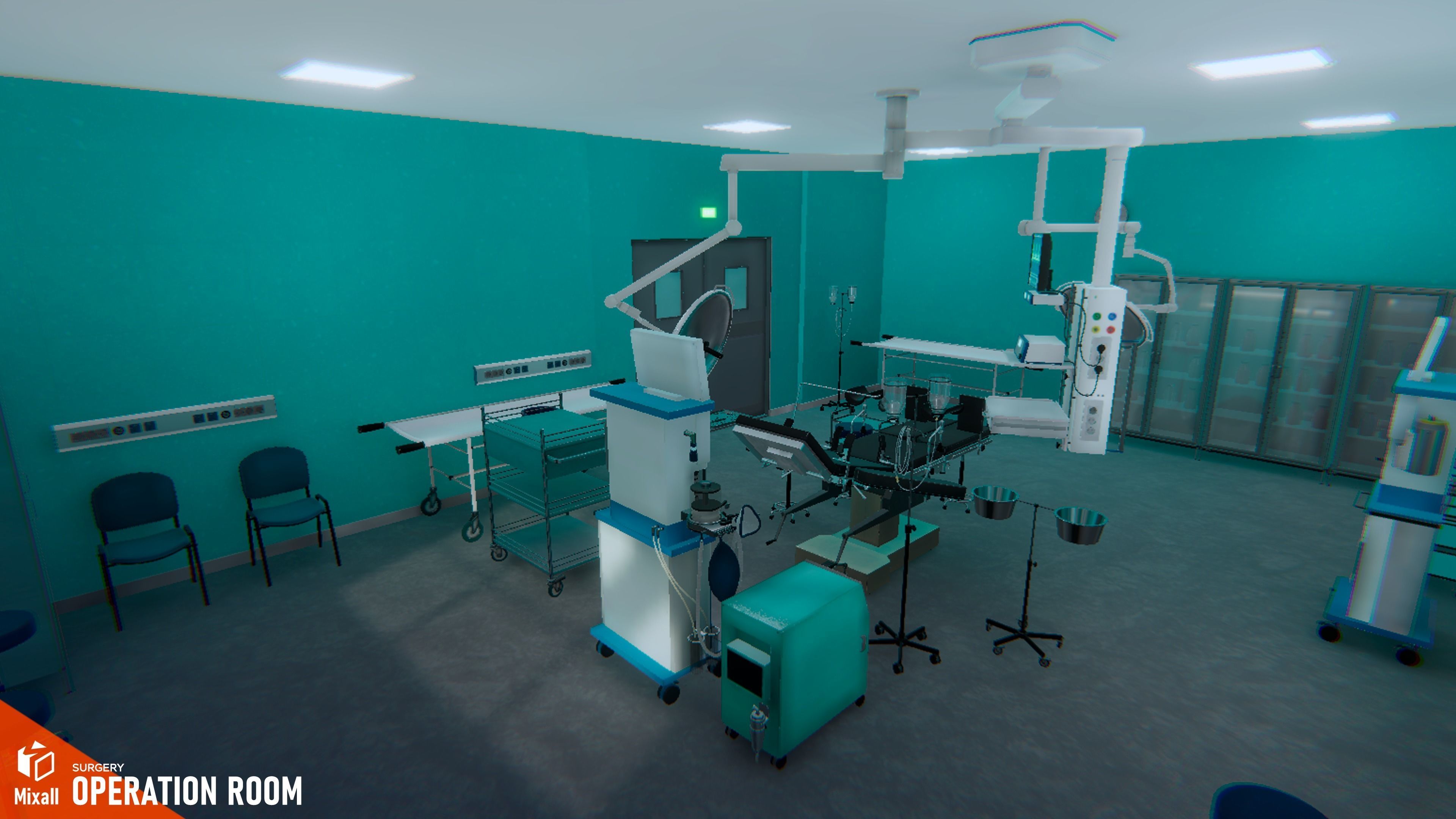 Operation room - surgery 3D model | CGTrader