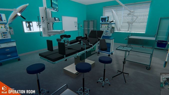 Operation room - surgery 3D model | CGTrader