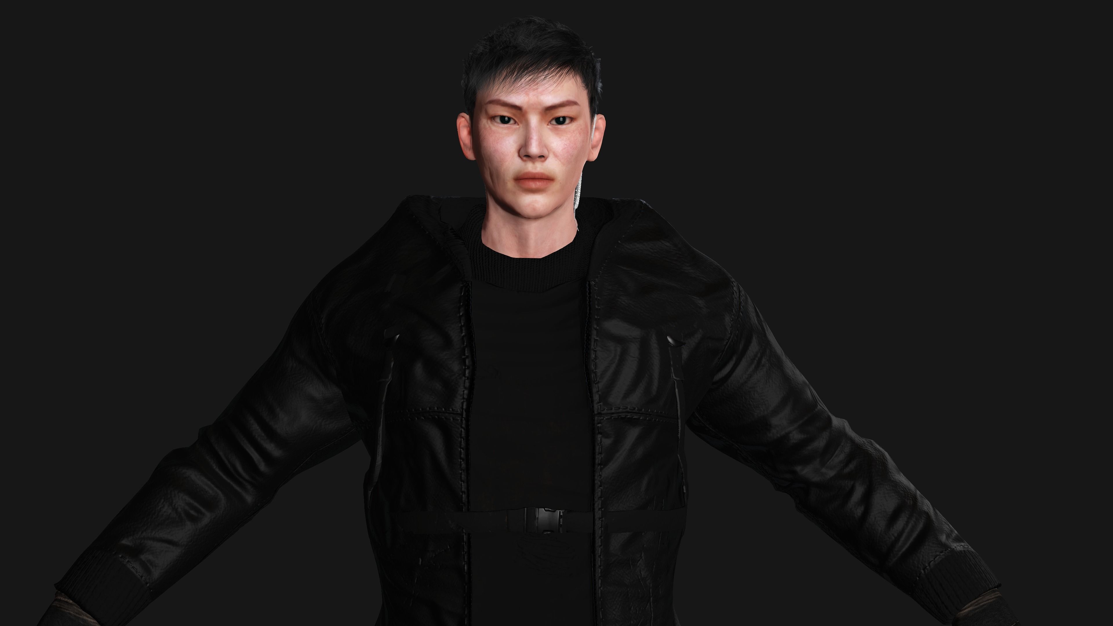 3D model AAA 3D REALISTIC HUMAN CHARACTER - ASIAN KOREAN MAN VR / AR ...