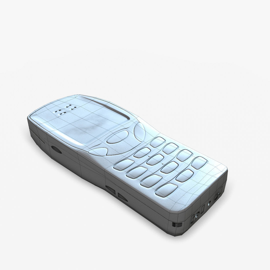 3D model Old Mobile Nokia 3210 VR / AR / low-poly | CGTrader