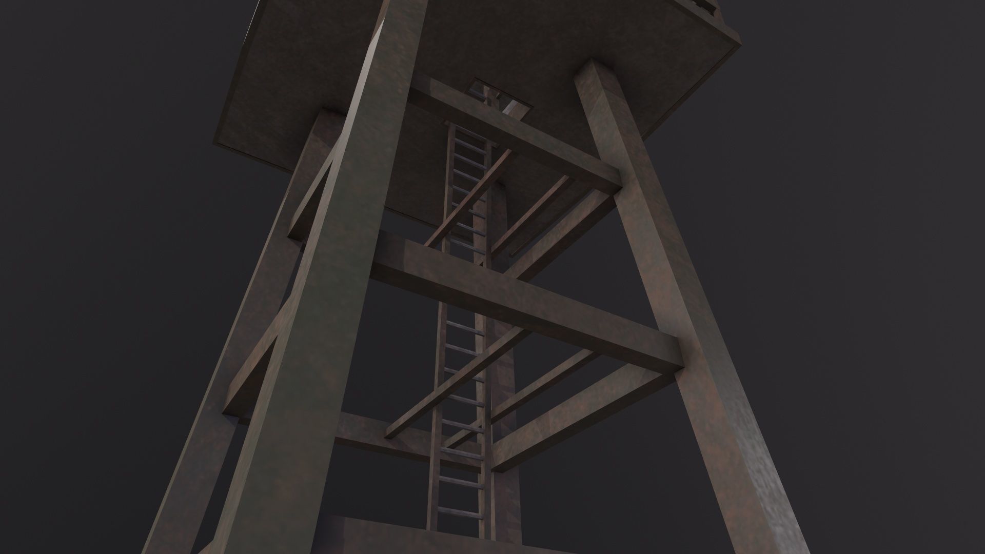 3D model Military Watchtower 3D Model VR / AR / low-poly | CGTrader